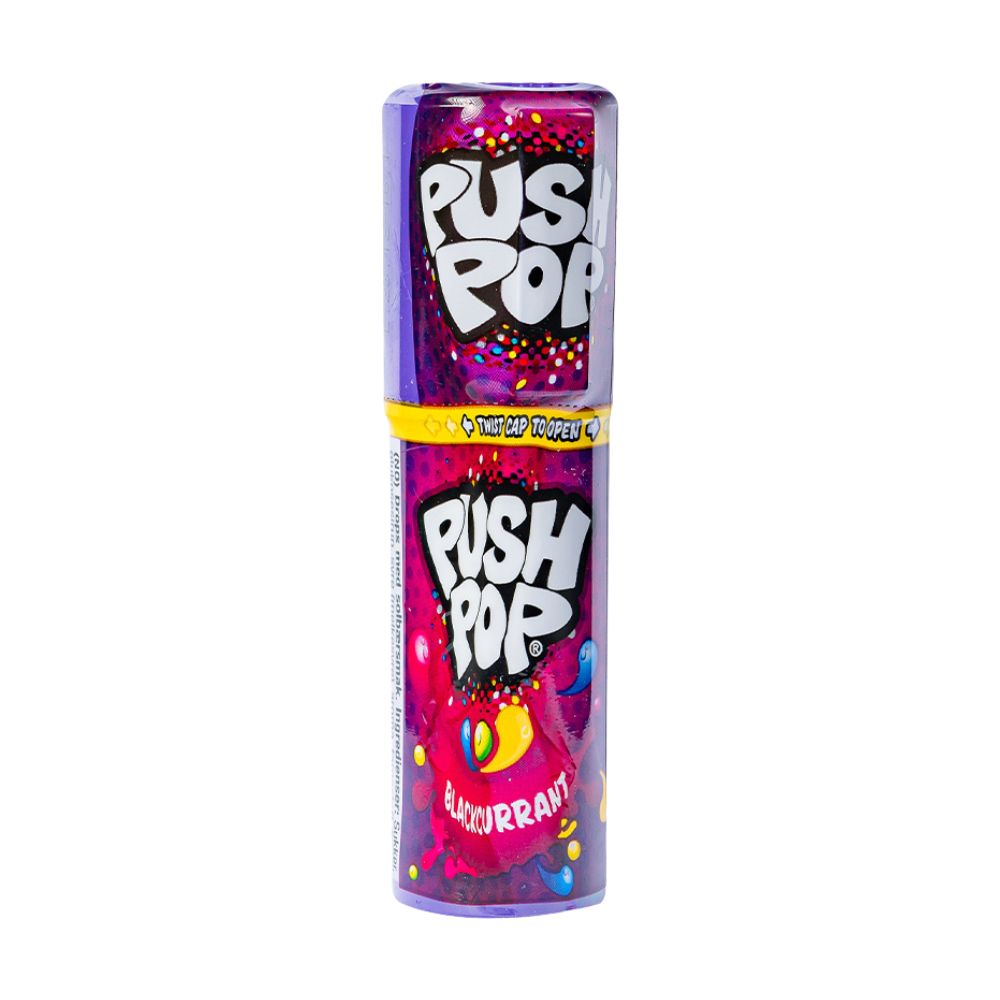 Bazooka Push Pop Blackcurrant - caramella al gusto di ribes nero da 15g – American Uncle