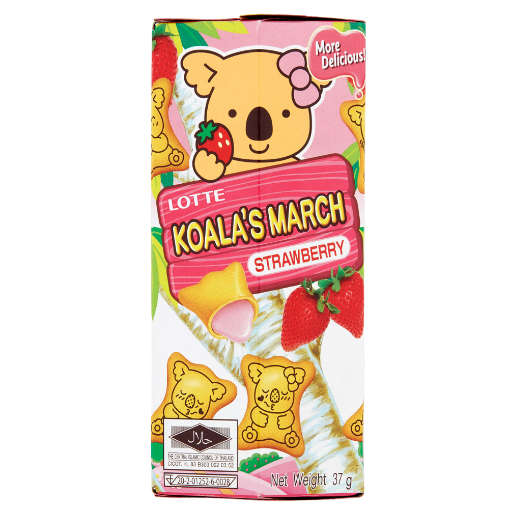 Koala's March Strawberry Biscuit - biscotti al gusto di fragola da 37g – American Uncle