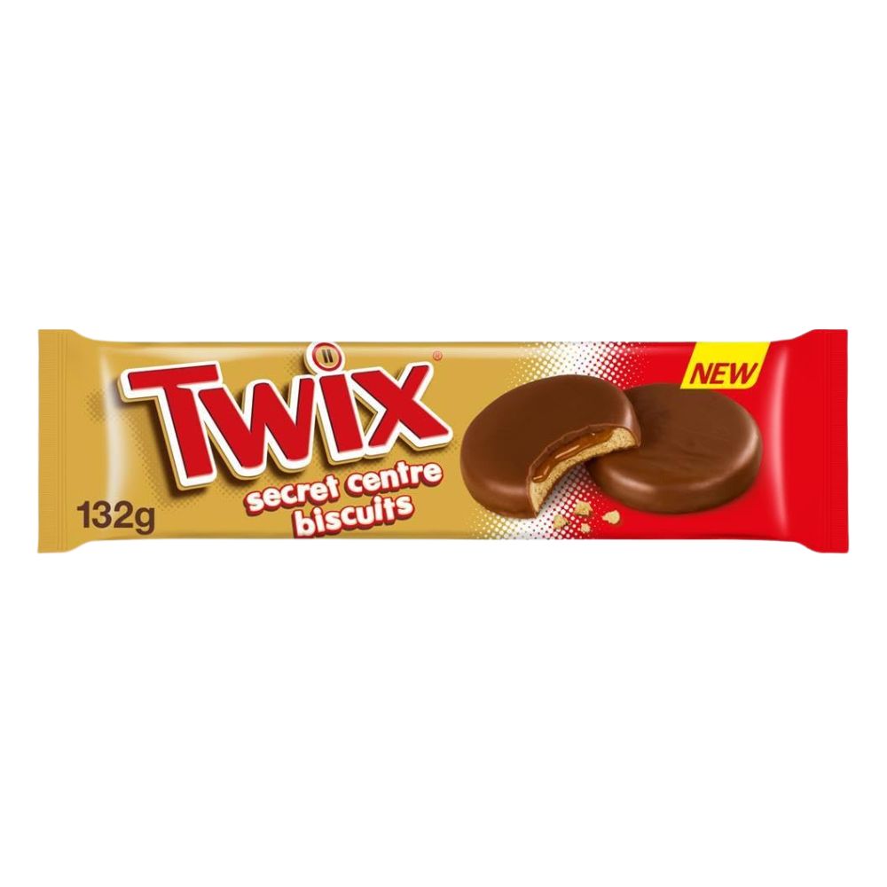 Twix Secret Centre Biscuits - biscotto con ripieno al gusto caramello e ricoperto di cioccolato ...