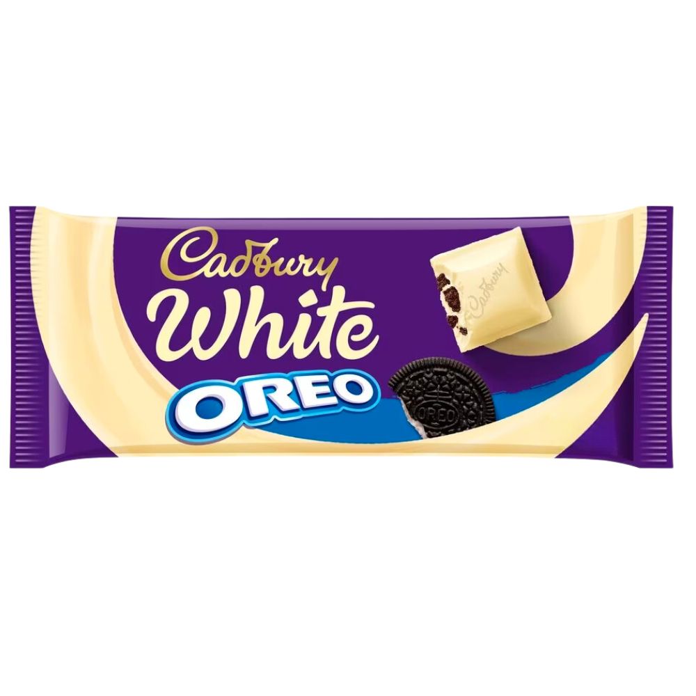 Cadbury Dairy Milk White Oreo - tavoletta di cioccolato bianco e Oreo da 120g – American Uncle