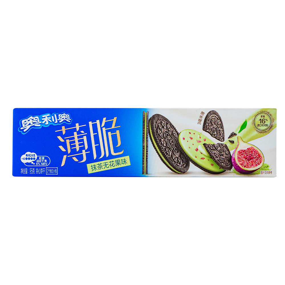 Oreo Thin Fig Matcha - biscotti al cacao con crema matcha al gusto di fichi da 95g – American Uncle