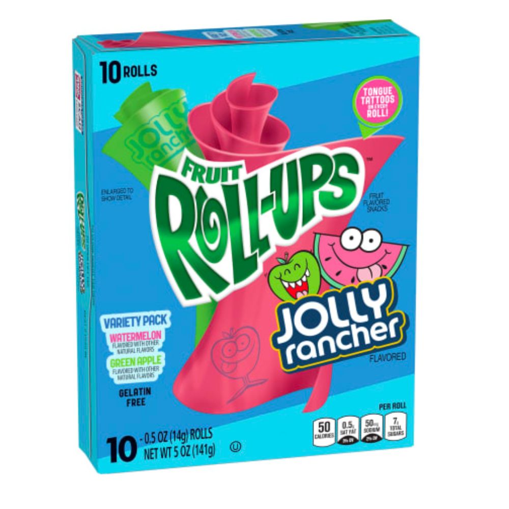 Fruit Roll Ups Jolly Rancher Caramelle Gommose Alla Frutta Da 141g American Uncle