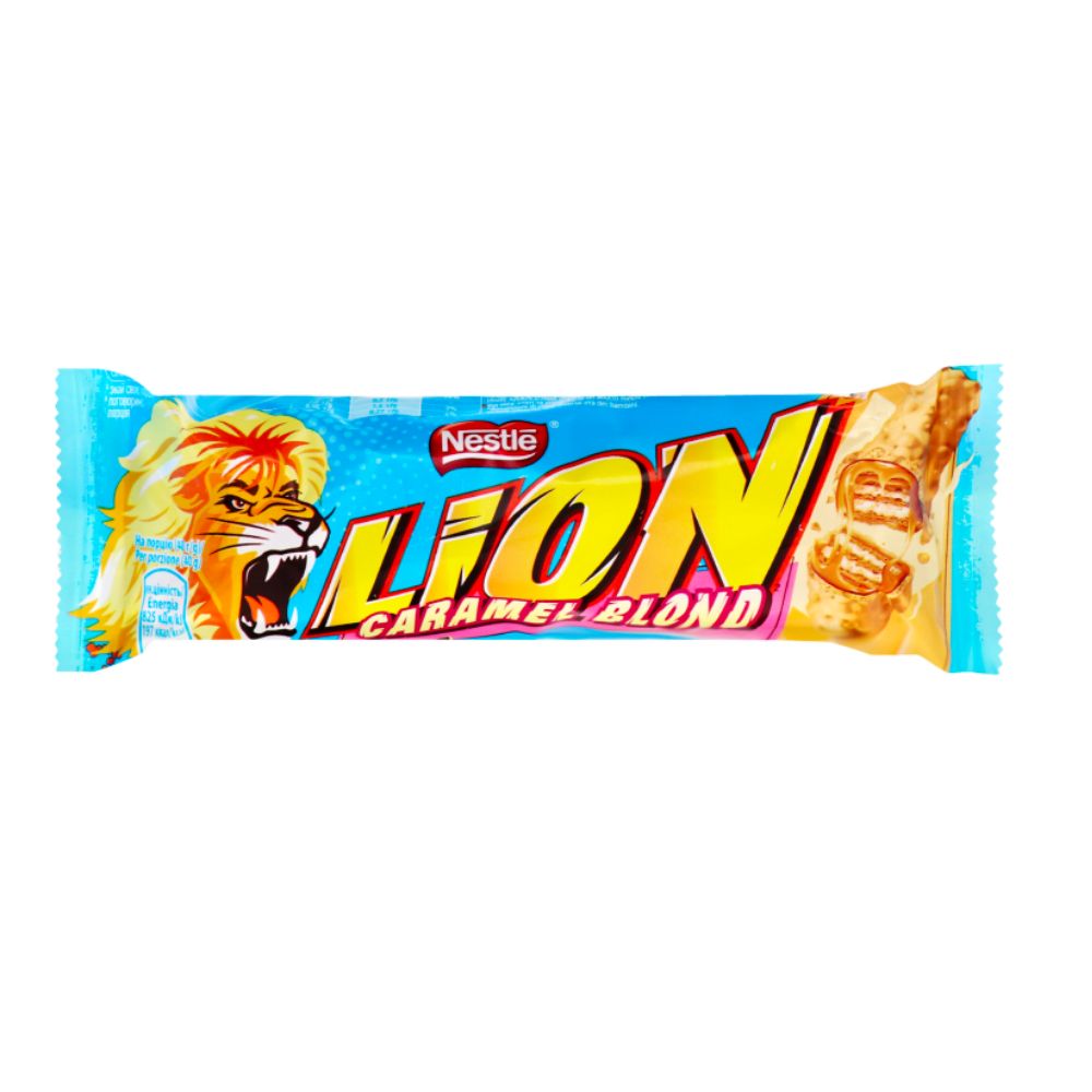 Lion Caramel Blond - wafer ripieno al caramello da 40g – American Uncle