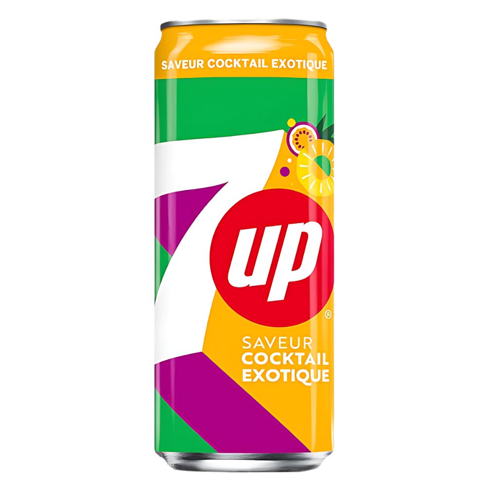 7 Up Cocktail Exotic - bevanda ai frutti esotici da 330ml – American Uncle