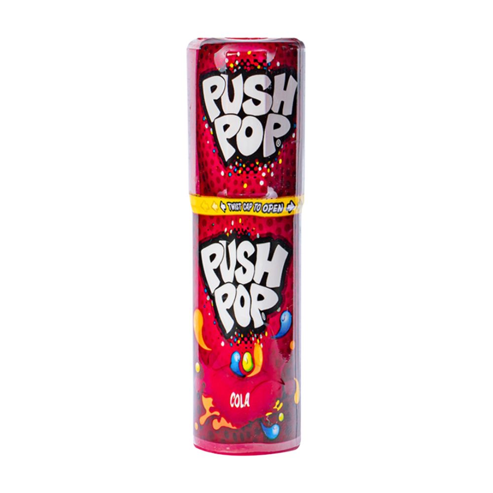 Bazooka Push Pop Cola - caramella dura al gusto di cola da 15g ...