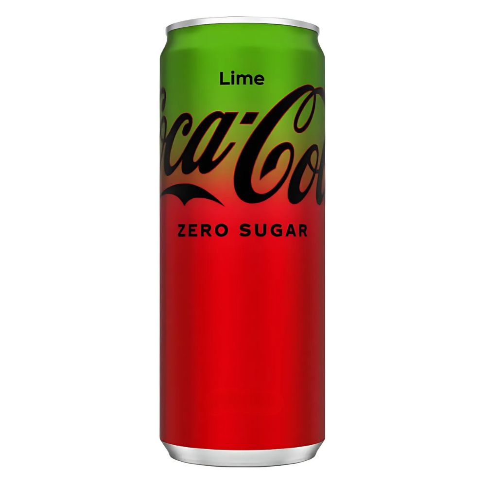 Coca Cola Lime Zero Sugar - bevanda gassata al gusto di lime da 250ml ...