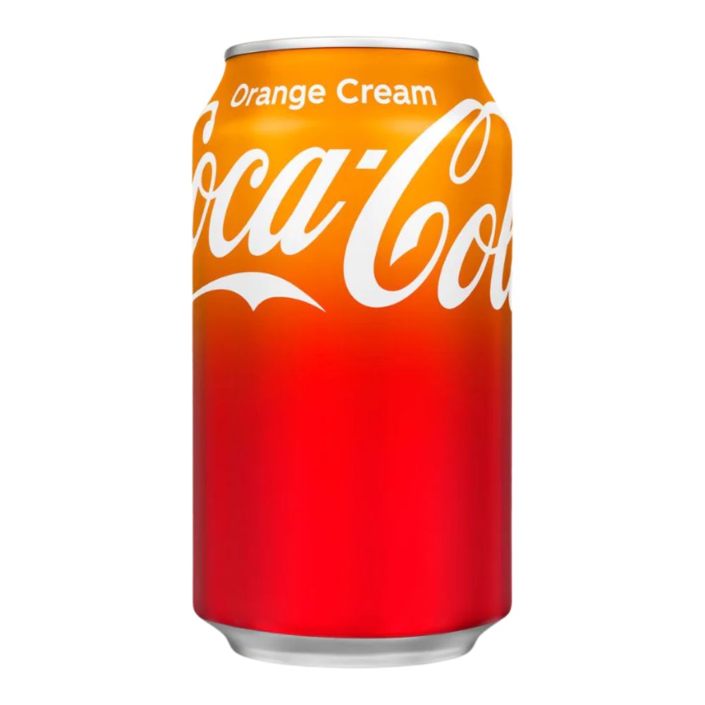 Coca Cola Orange Cream - bevanda gassata al gusto di arancia da 355ml ...