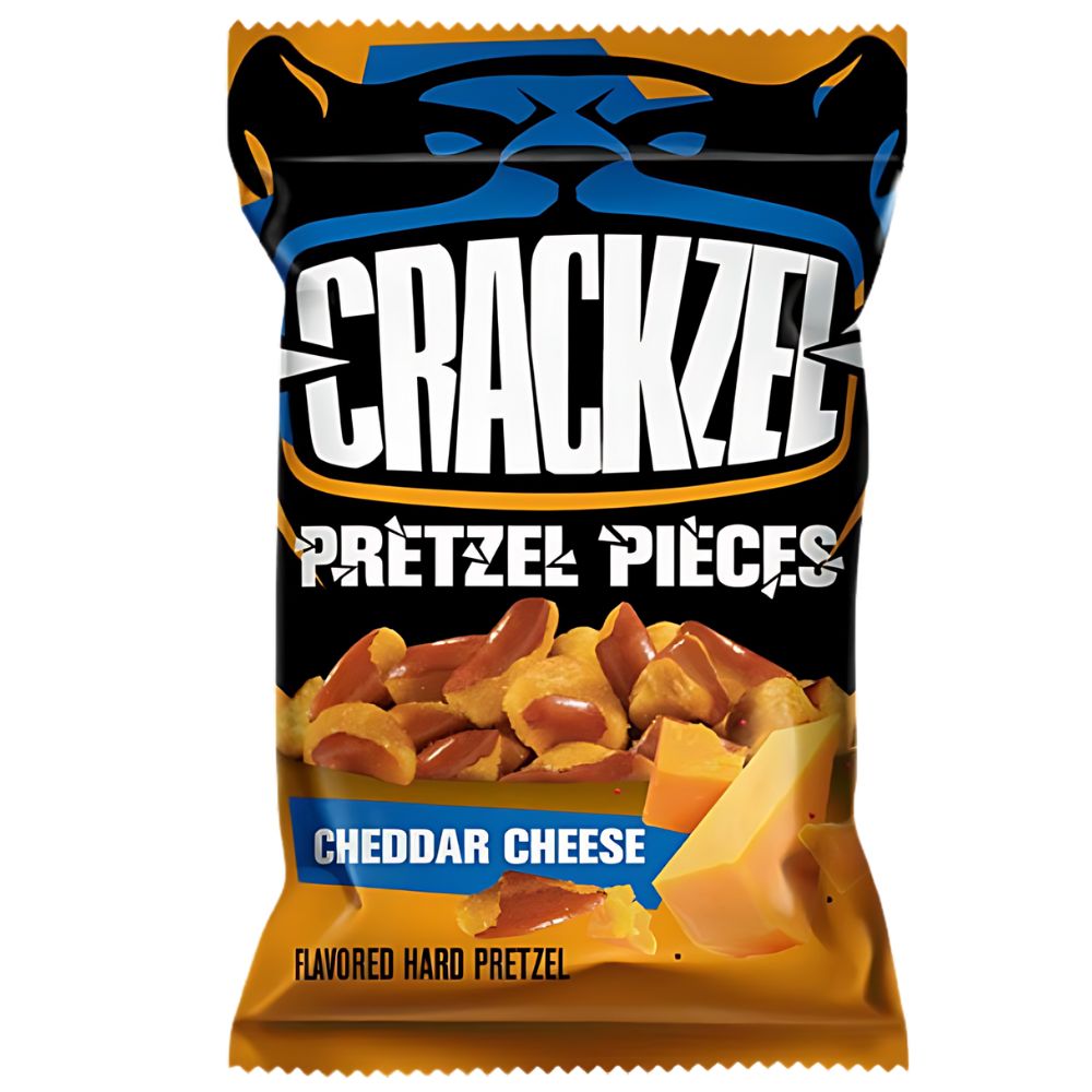Crackzel Cheddar Cheese - pretzel al gusto di cheddar cheese da 85g ...