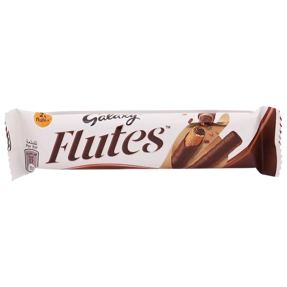 Galaxy Flutes Wafer Rolls - wafer arrotolato ricopreto e ripieno di ...
