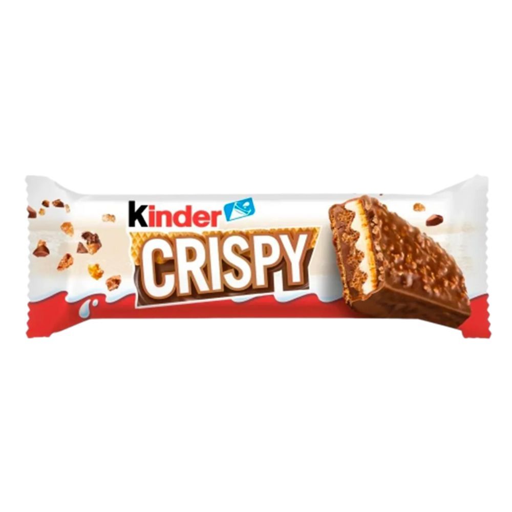 Kinder Crispy - wafer ripieno di crema al latte e alle nocciole ...