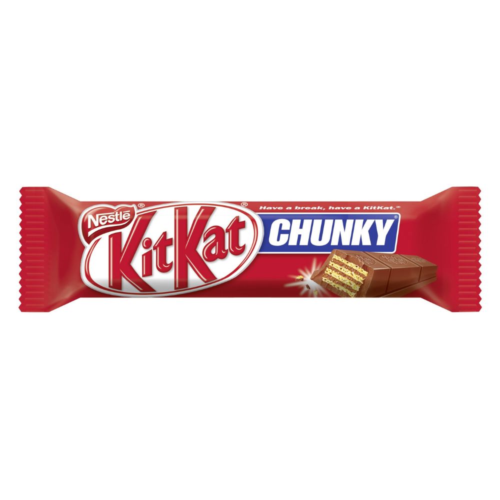 Kit Kat Chunky - barretta wafer ricoperta e ripiena di crema al ...
