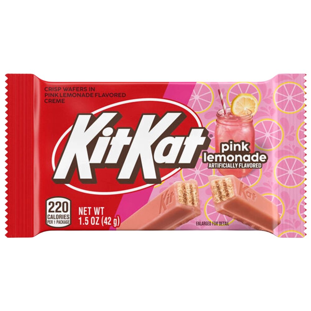 Kit Kat Pink Lemonade - wafer al gusto di limonata rosa da 42g ...