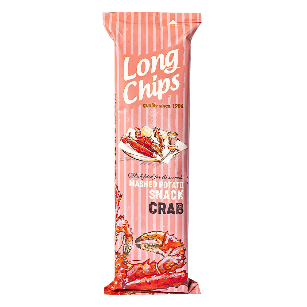 Long Chips Crab - patatine lunghe al gusto di granchio da 75g ...