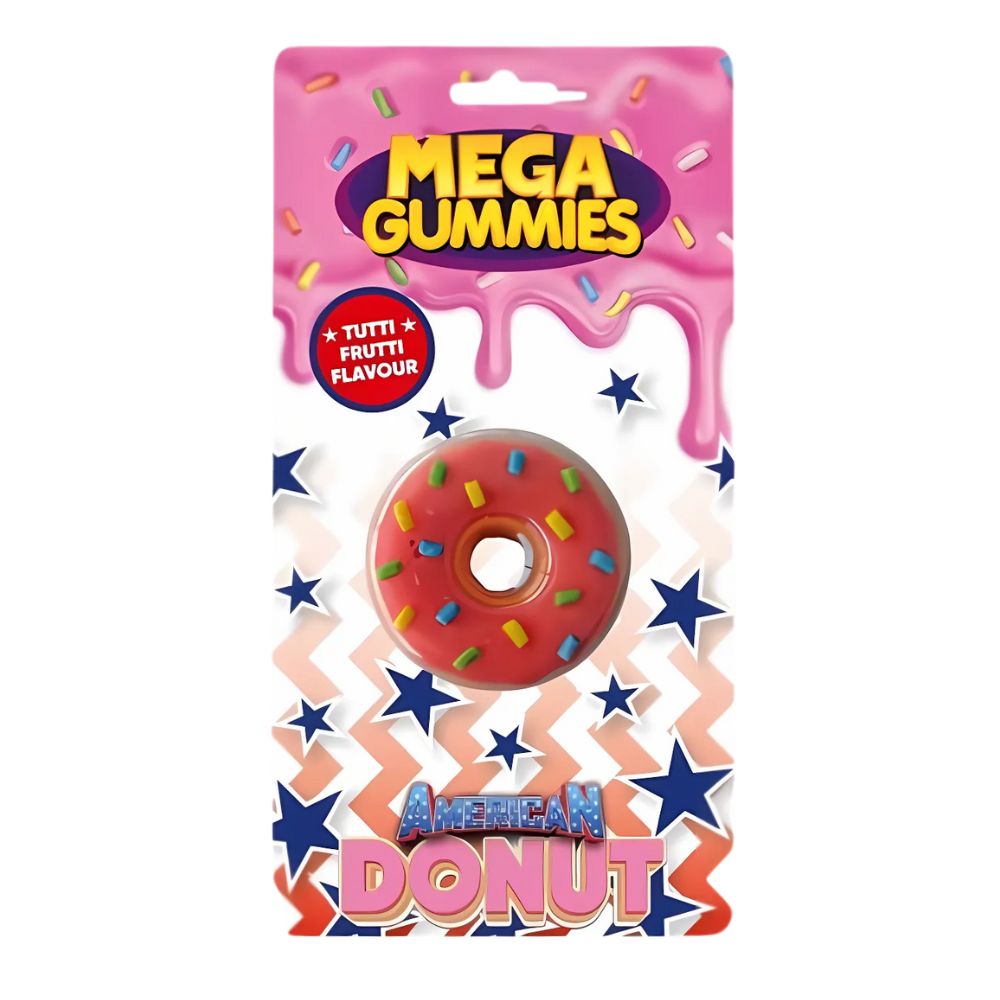 Mega Gummies American Donut - caramella gommosa a forma di ciambella al ...