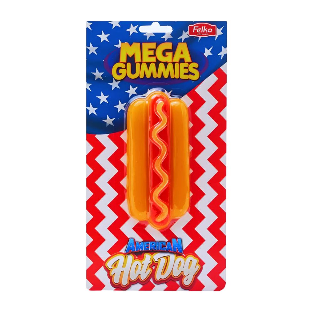 Mega Gummies American Hot Dog - caramella gommosa gigante da 120g ...