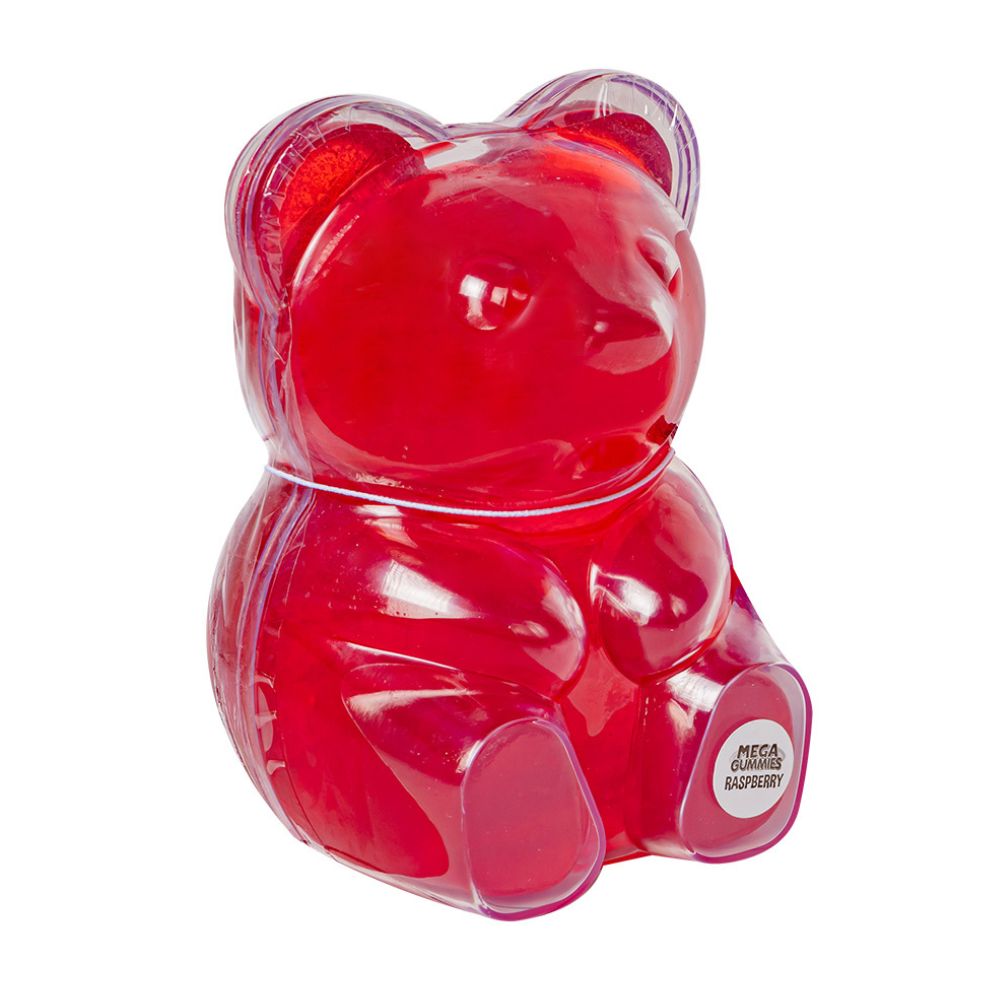 Mega Gummies Raspberry Bear - caramella gommosa al gusto di lampone a ...
