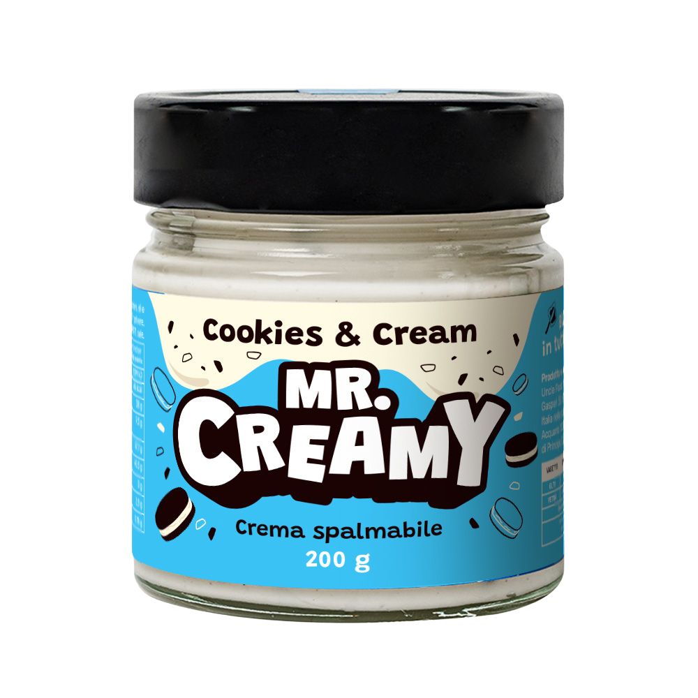 Mr. Creamy Cookies & Cream - crema spalmabile Cookies & Cream da 200g ...