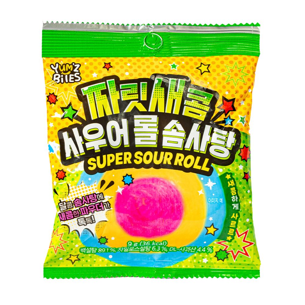 Namu Super Sour Roll Cotton Sugar - zucchero filato con gusti aspri da ...