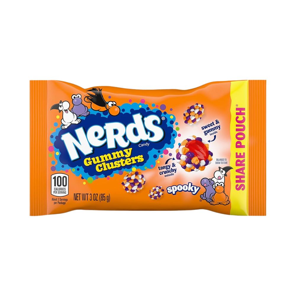 Nerds Gummy Clusters Spooky - caramelle gommose al gusto di frutta da ...