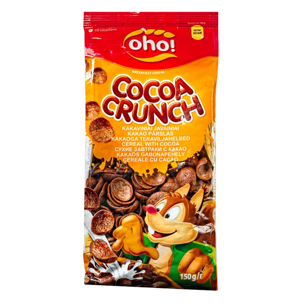 Oho! Cocoa Crunch - cereali al gusto di cacao da 150g – American Uncle