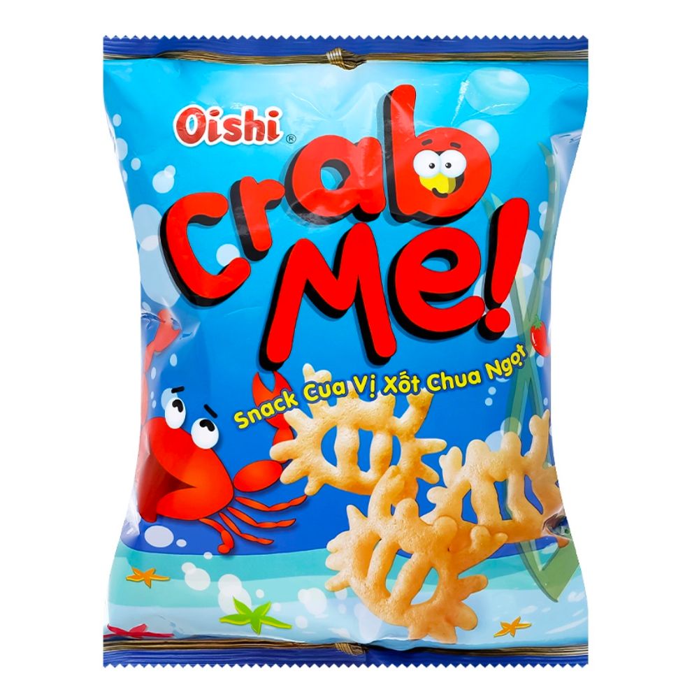 Oishi Spicy Crabs Snack - snack al gusto di granchio da 40g – American ...