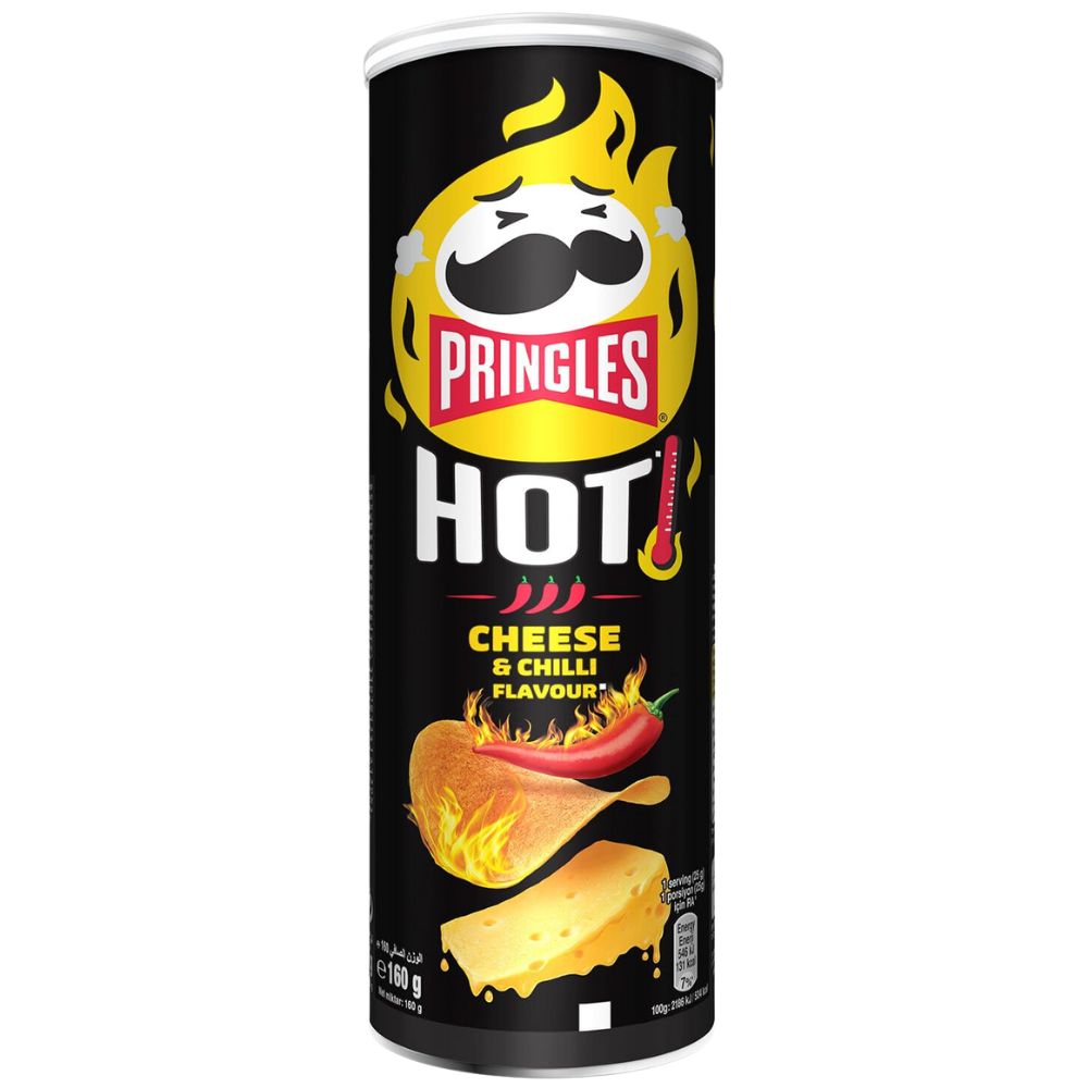 Pringles Flame Spicy Cheese & Chilli - patatine piccanti al gusto di ...