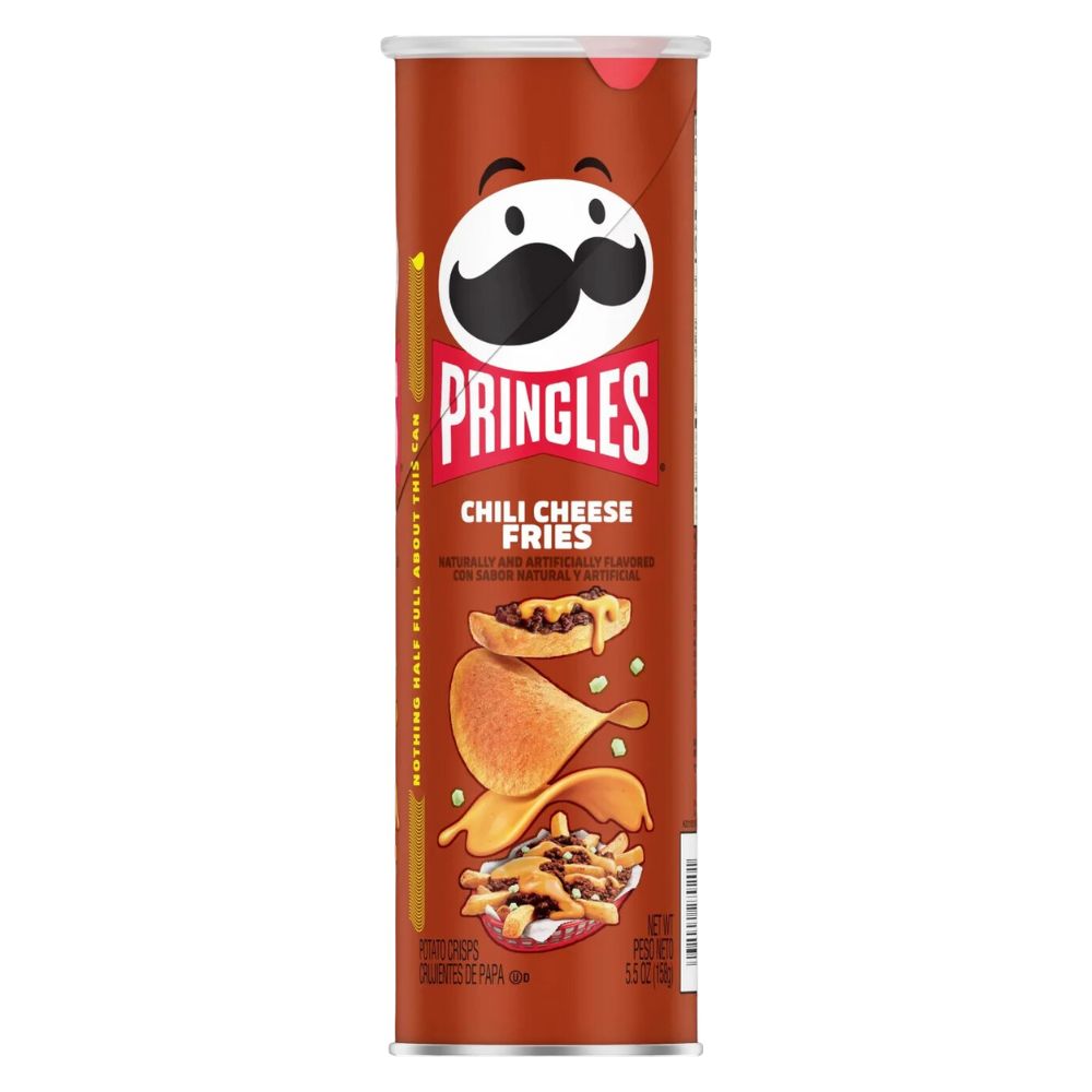 Pringles Chili Cheese Fries - patatine al gusto di Chili cheese da 156g ...