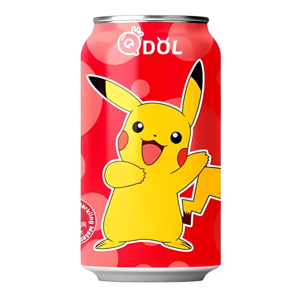 Qdol Pikachu Strawberry - bevanda al gusto di fragola da 330ml ...