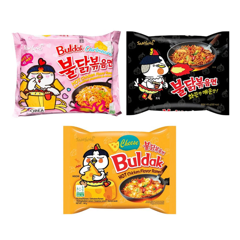 Samyang Buldak Mix: 1 Samyang Buldak Carbonara Hot Chicken Flavor da ...