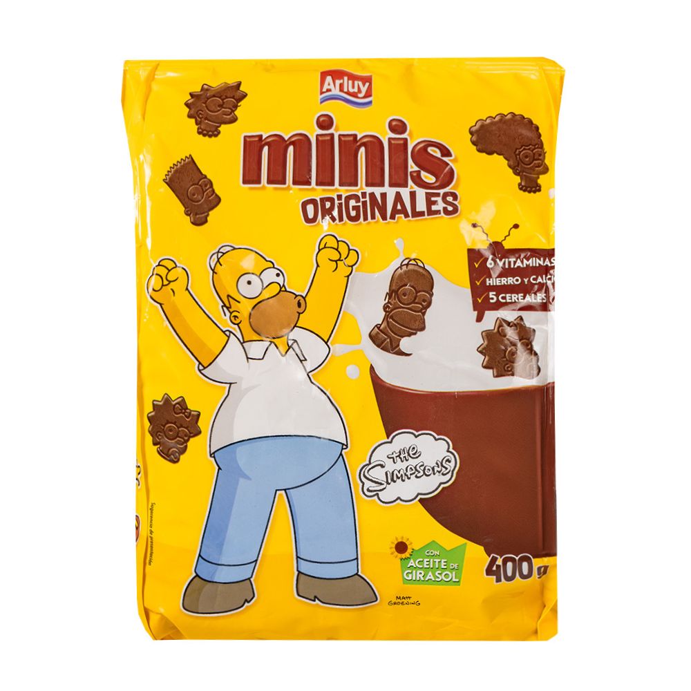 Simpsons Minis Originales Chocolate - biscotti al gusto di cioccolato ...