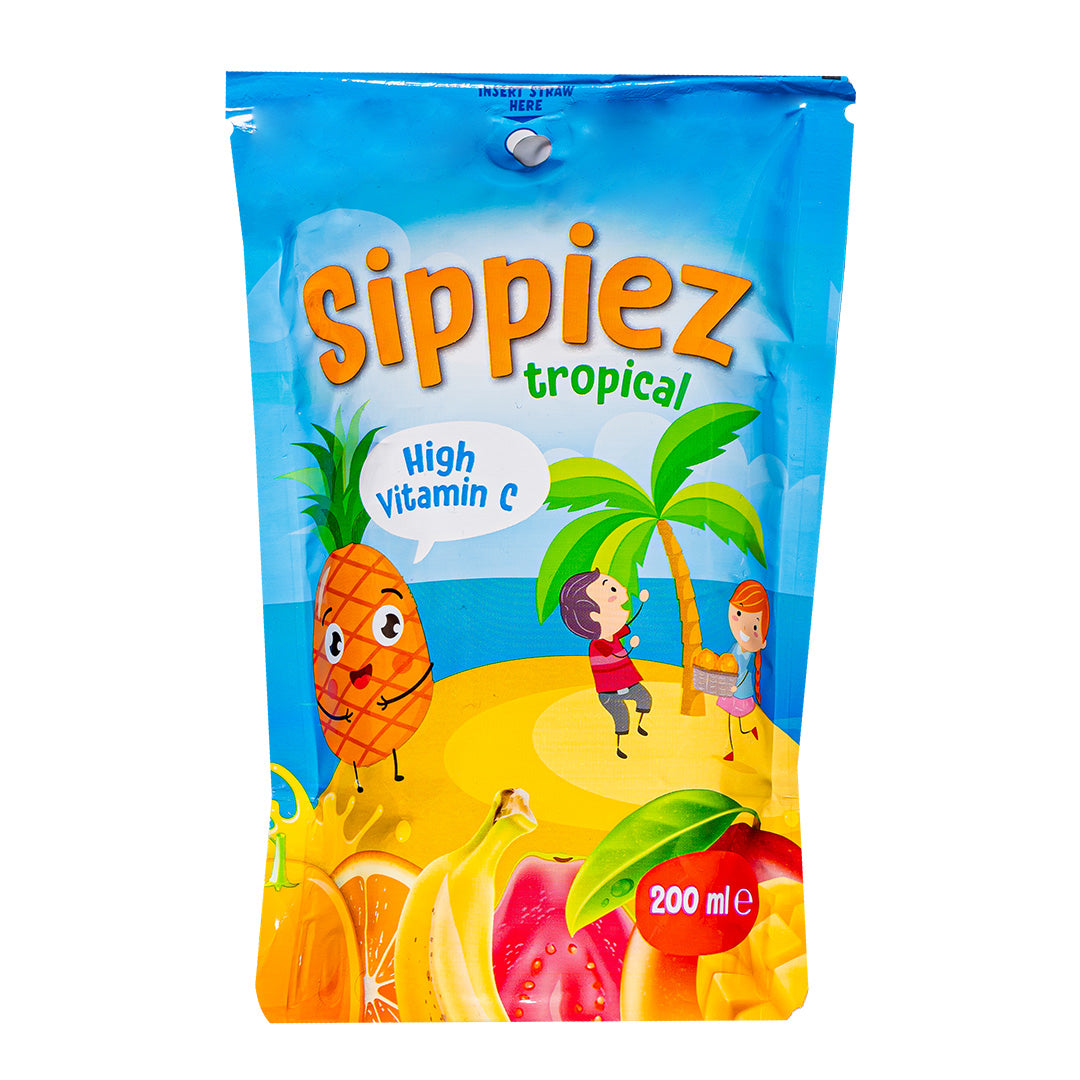 Sippiez Tropical Juice - succo di frutta al gusto tropicale da 200ml ...