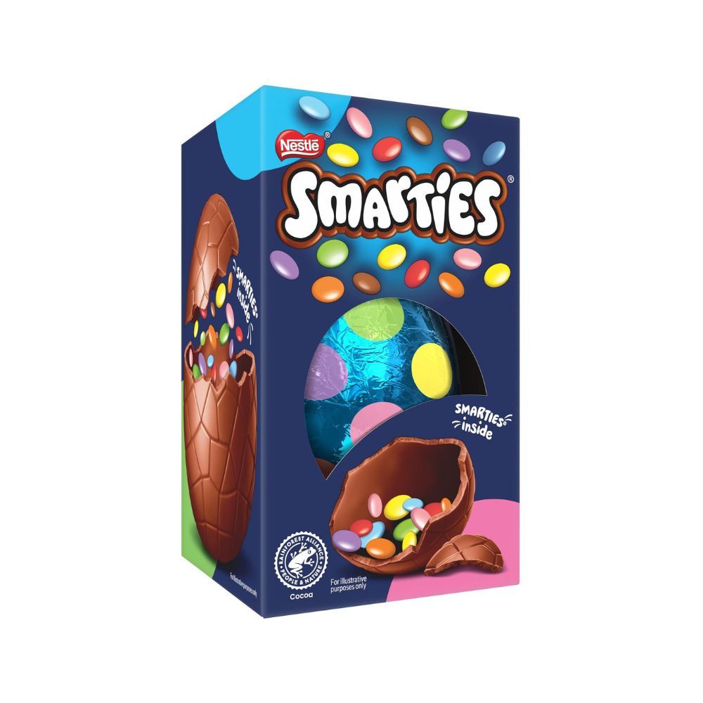 Smarties Egg - uovo di cioccolato al latte con smarties da 100g ...