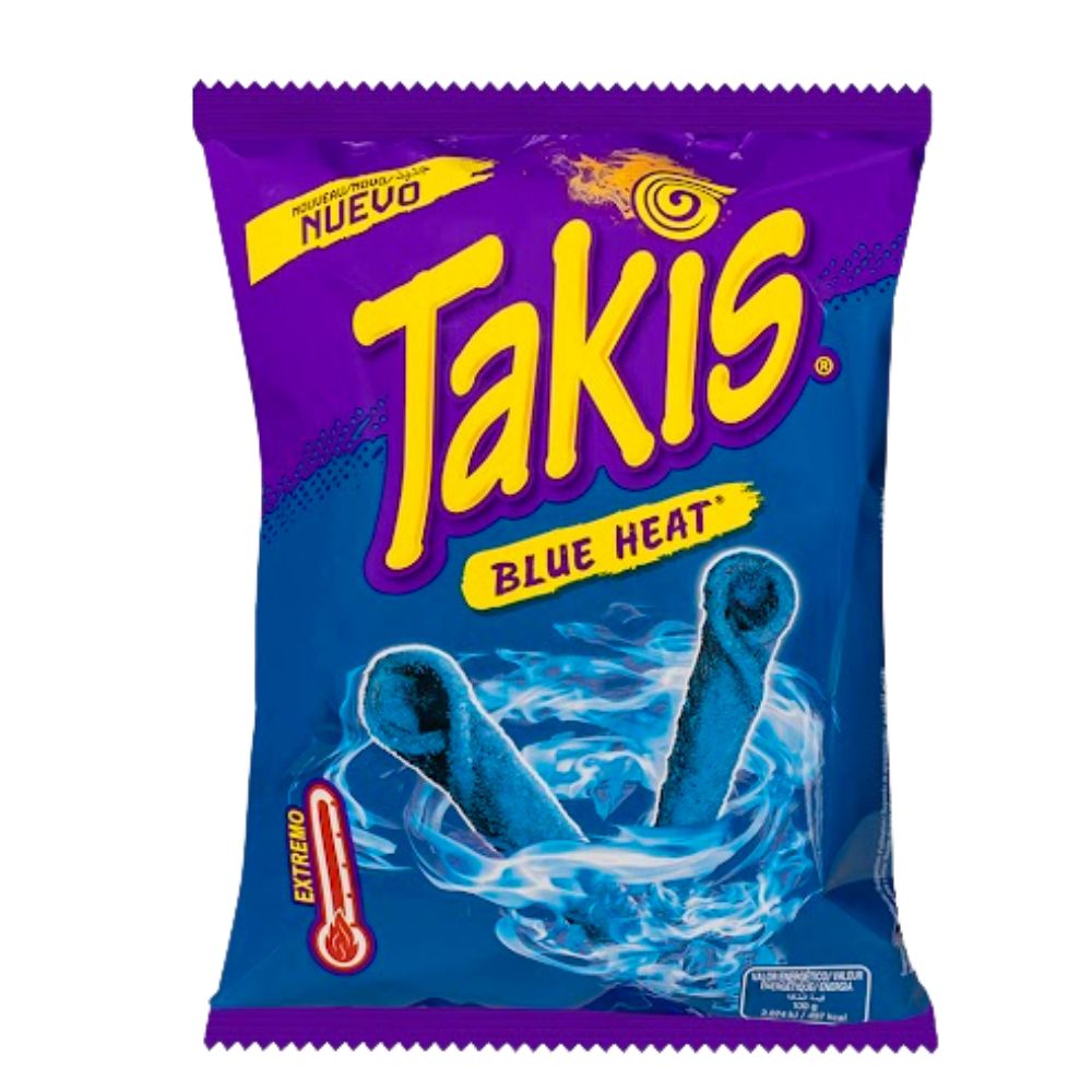 Takis Blue Heat - riccioli di tortillas al gusto di peperoncino e lime ...