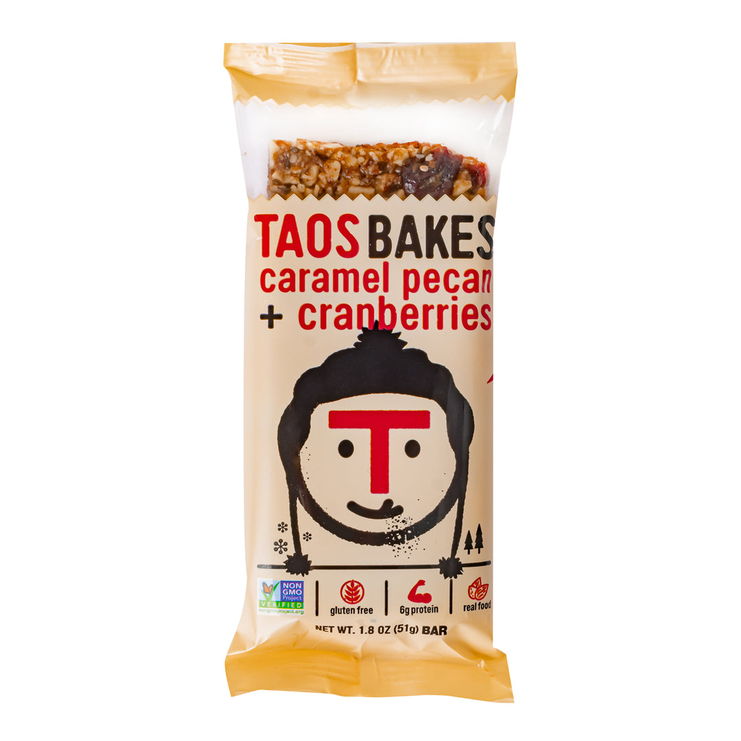Taos Bakes Caramel Pecan Cranberries - barretta di noci pecan ...