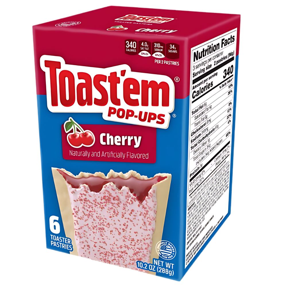 Toast'em Pop-Ups Frosted Cherry - biscotto con crema alla ciliegia da ...