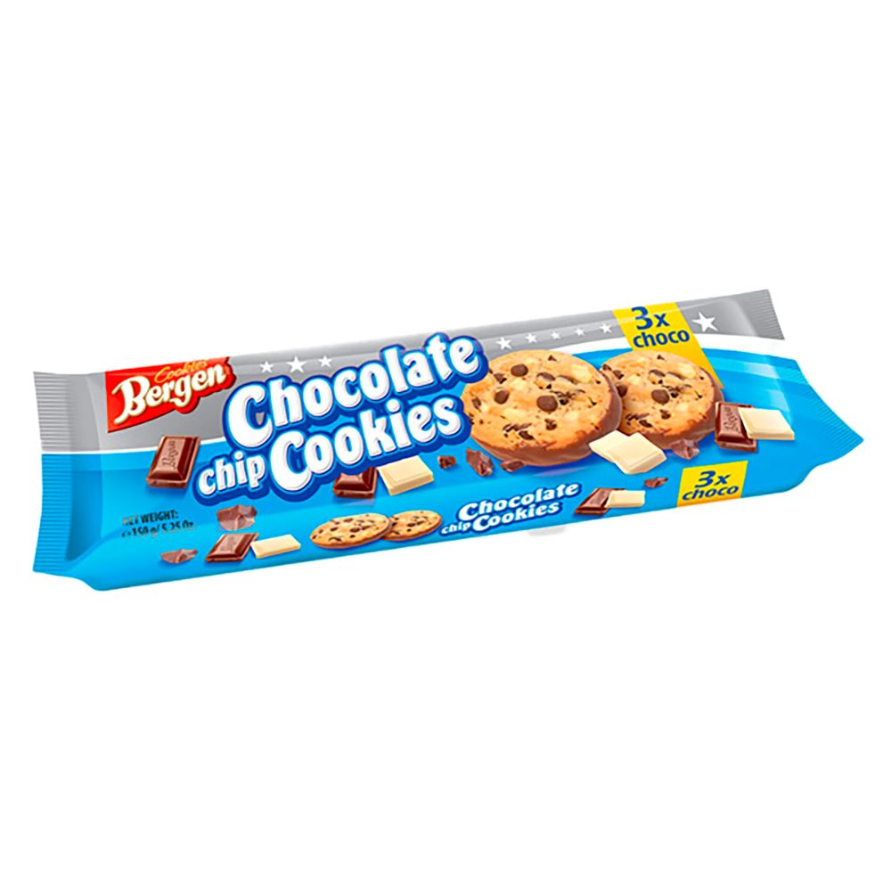 Cookies Bergen Chocolate Chip Cookies - biscotti ai tre cioccolati da ...