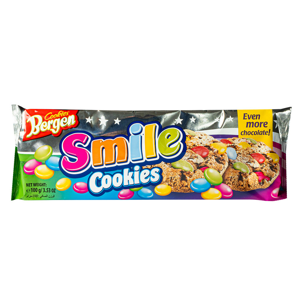 Cookies Bergen Chocolate Chip Smile - biscotti con confetti al ...