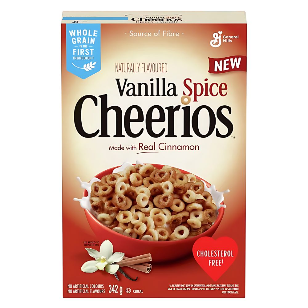 Cheerios Vanilla Spicy Made With Real Cinnamon - cereali alla cannella ...