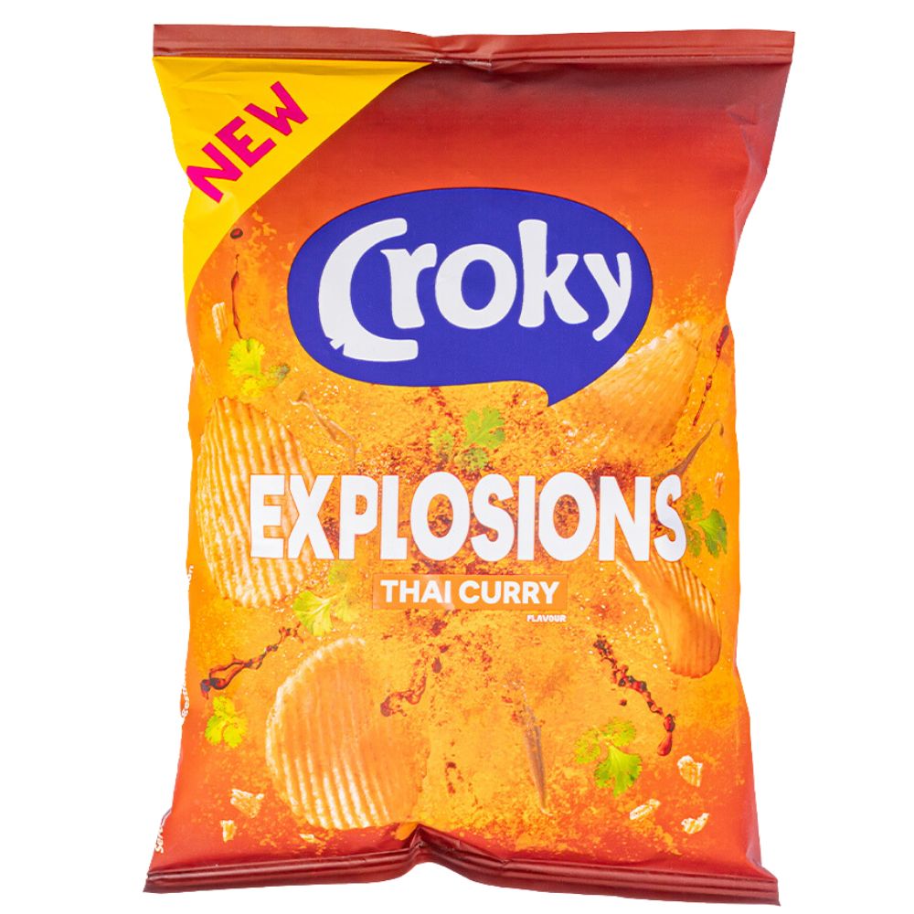 Croky Thai Curry Explosions - patatine al curry da 40g – American Uncle