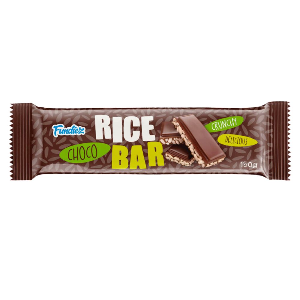 Fundiez Rice Bar - barretta di riso soffiato e cioccolato da 150g ...