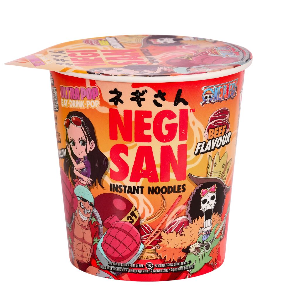 One Piece Ultra Pop Instant Noodles Beef Robin, Franky, Brook - noodles ...
