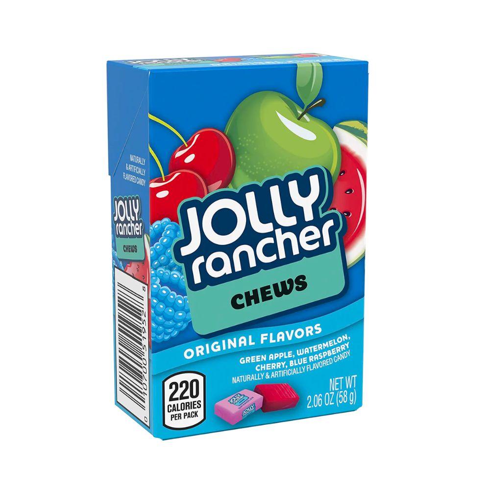 Jolly Rancher Chews Original Fruit - chewing gum alla frutta da 58g ...
