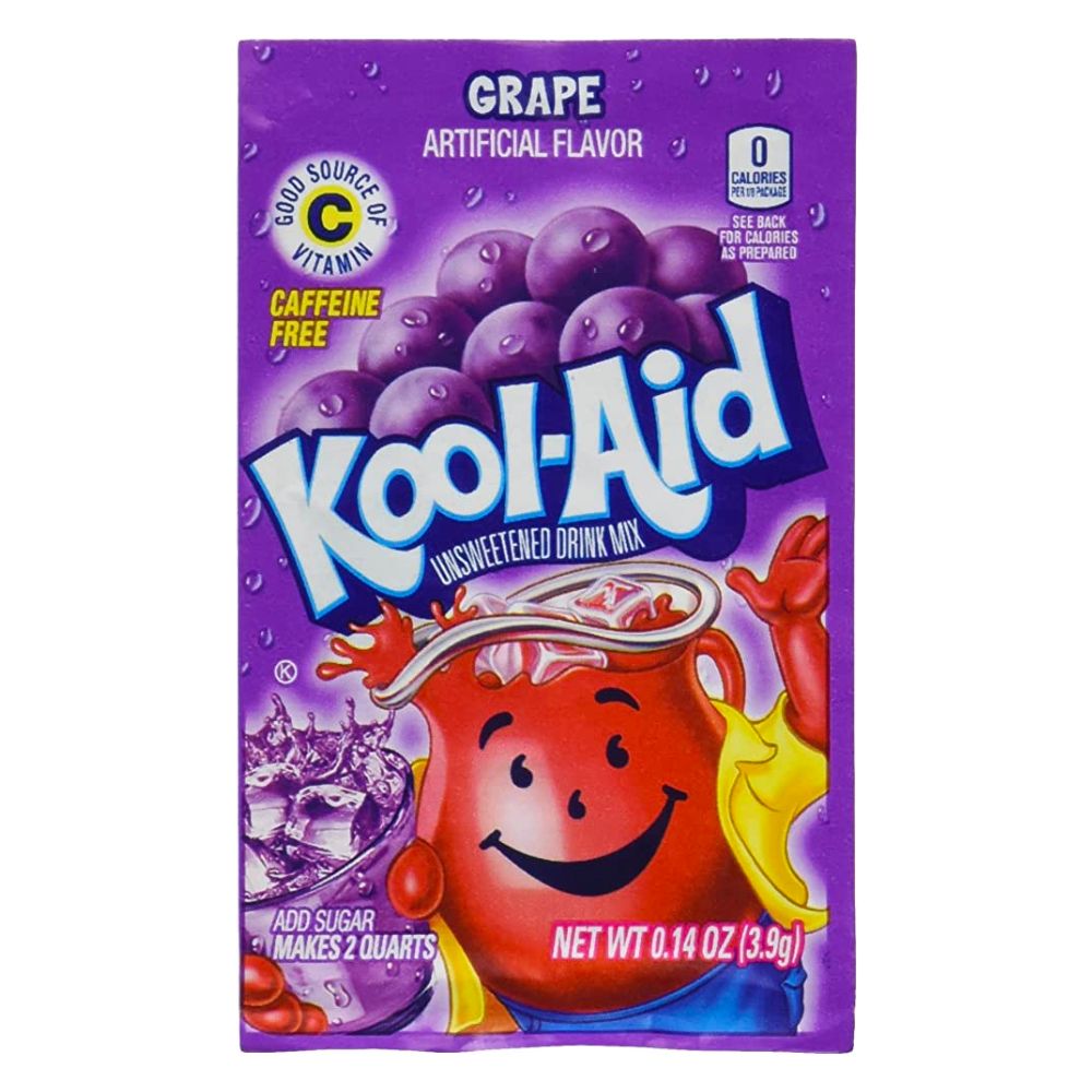 Kool Aid Grape - preparato per bevande all'uva da 3.9g – American Uncle