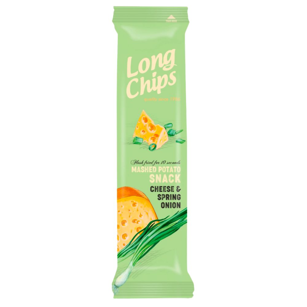 Long Chips Cheese & Spring Onion - patatine lunghe al sapore di ...
