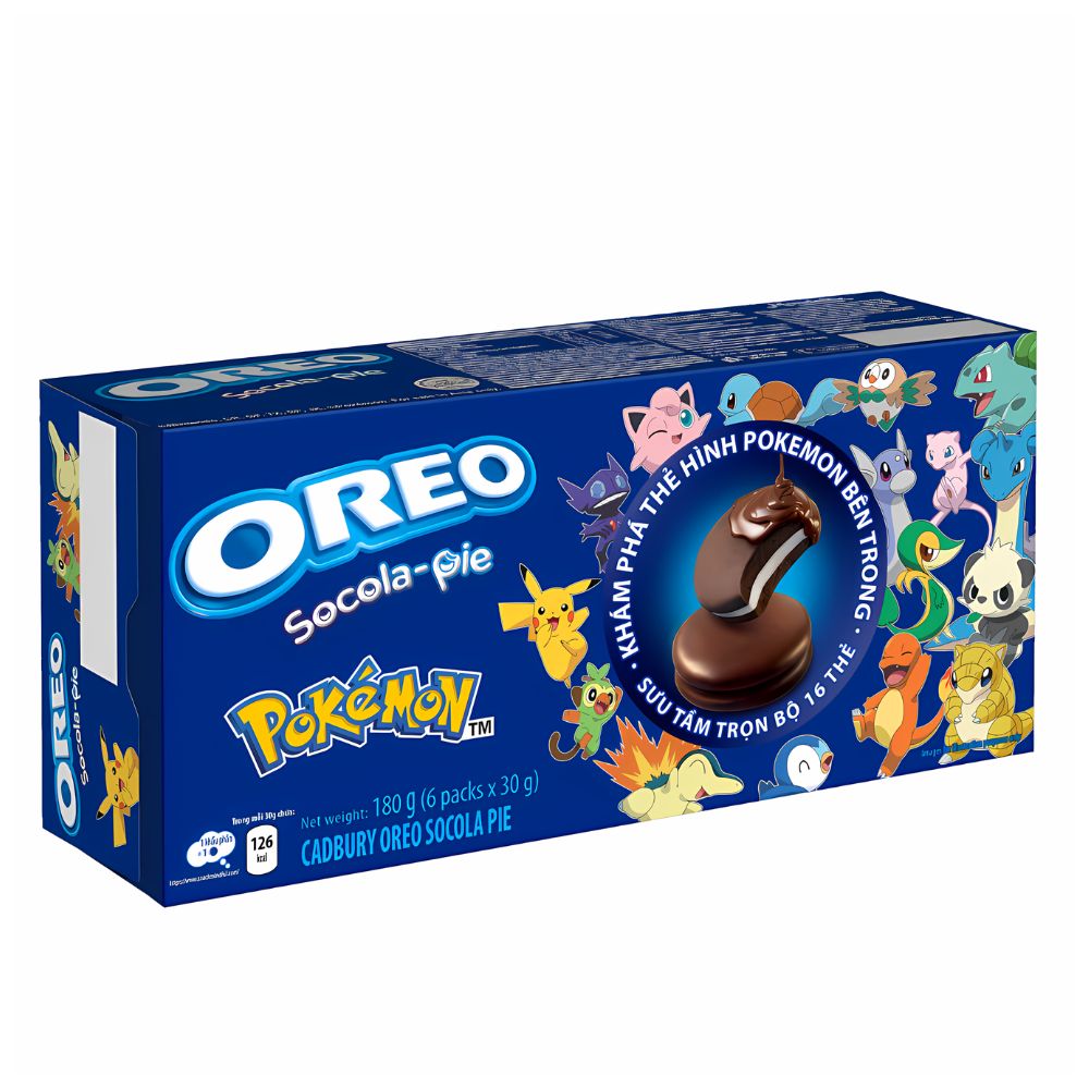 Oreo Chocopie Pokémon - merendina ricoperta di cioccolata e ripieno di ...