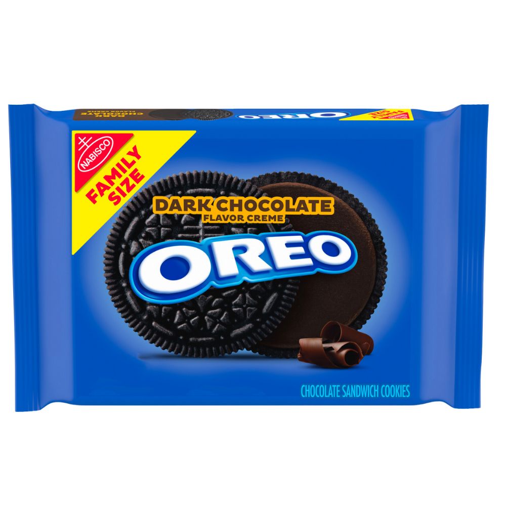Oreo Dark Chocolate - biscotti al cacao ripieni di cioccolata fondente ...