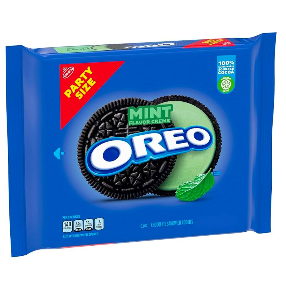 Oreo Mint - biscotti al cacao con crema alla menta da 530g – American Uncle