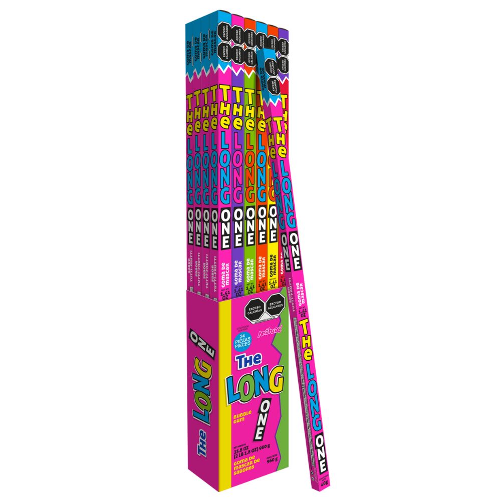 The Long One Bubble Gum - gomme extra lunge gusto a sorpresa tra tutti ...