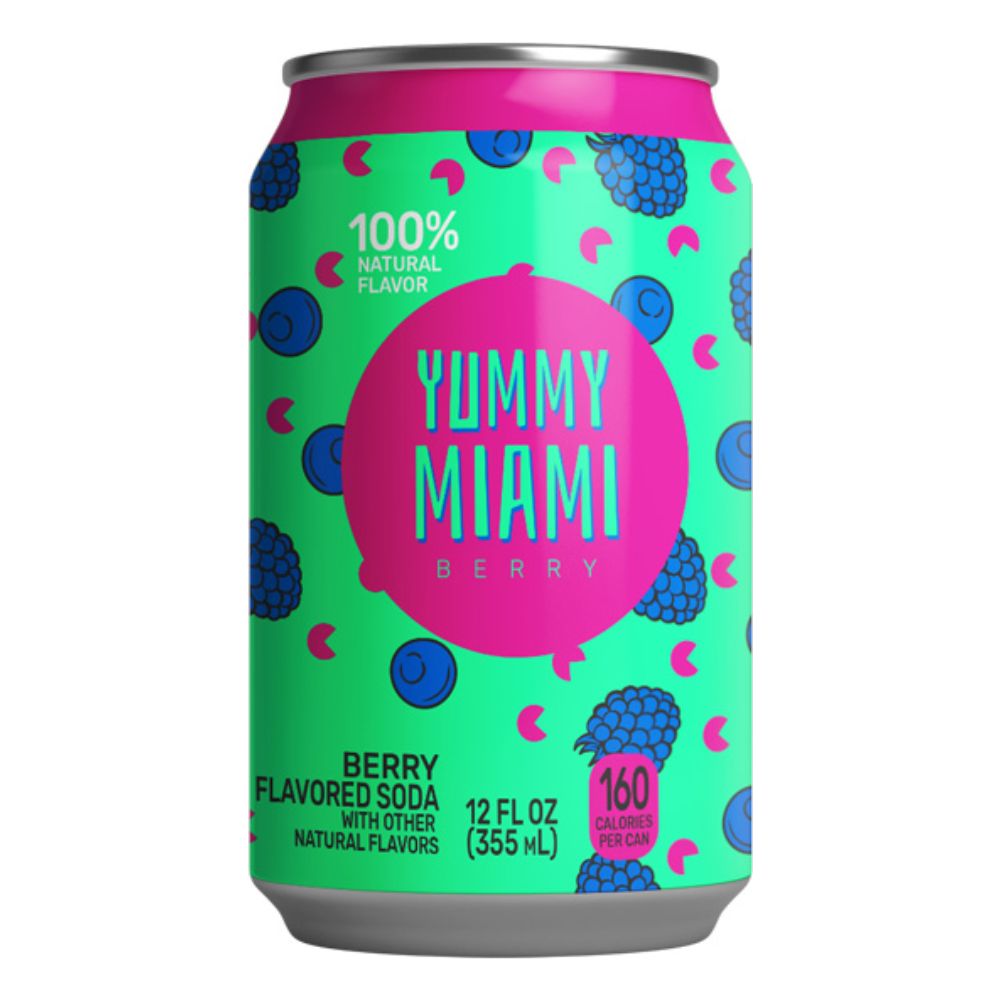 Yummi Miami Berry - bevanda ai frutti di bosco da 355ml – American Uncle
