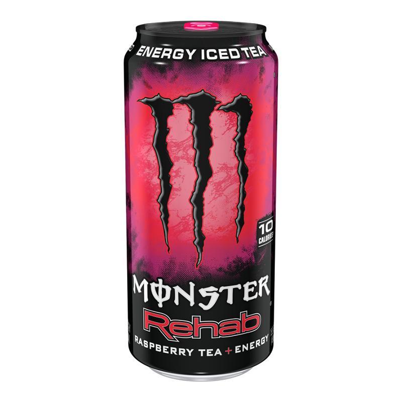 Monster Rehab Raspberry Tea - energy drink al tè ai lamponi da 458 ml ...